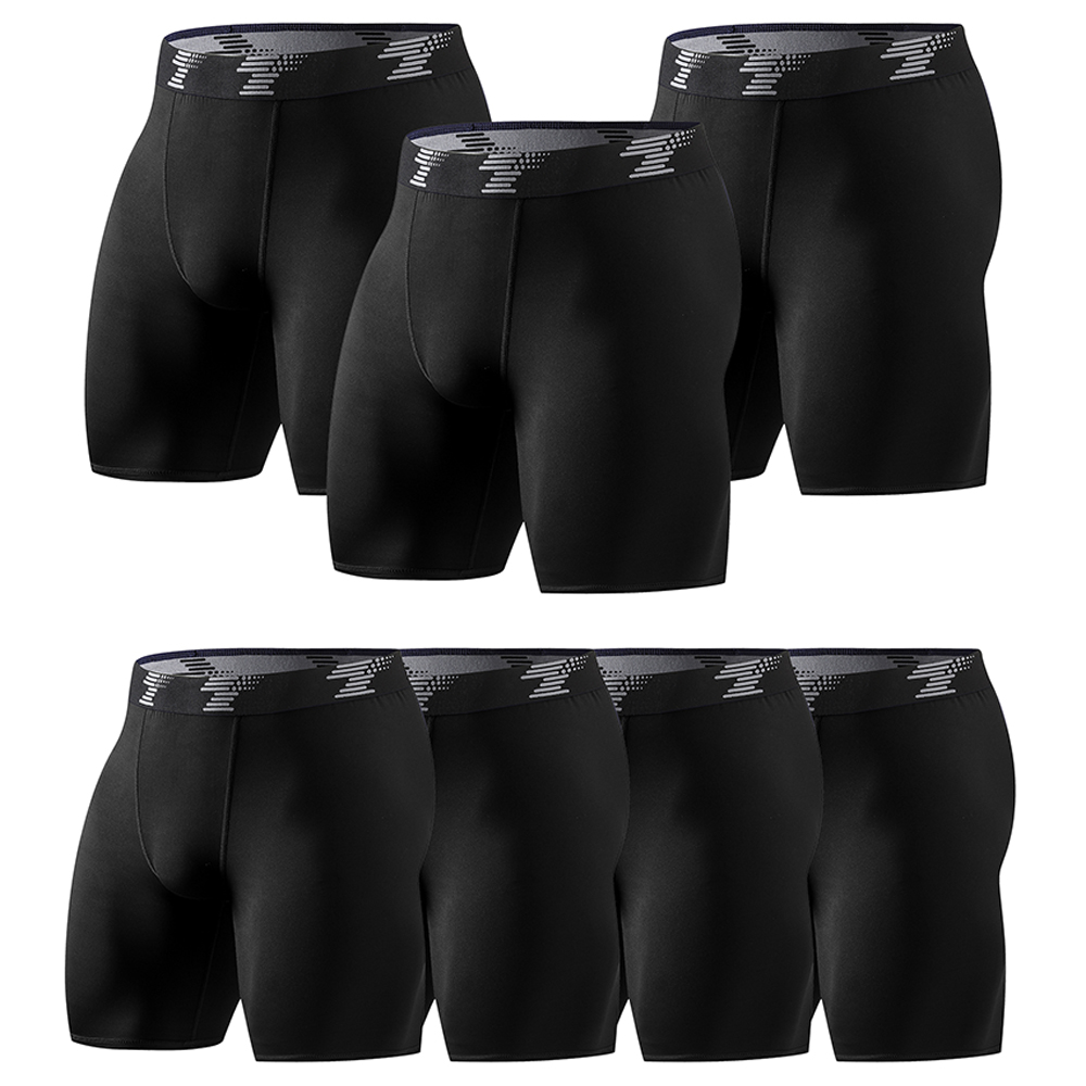 TELALEO 7 Pack Compression Shorts Men Spandex Athletic Underwear ...