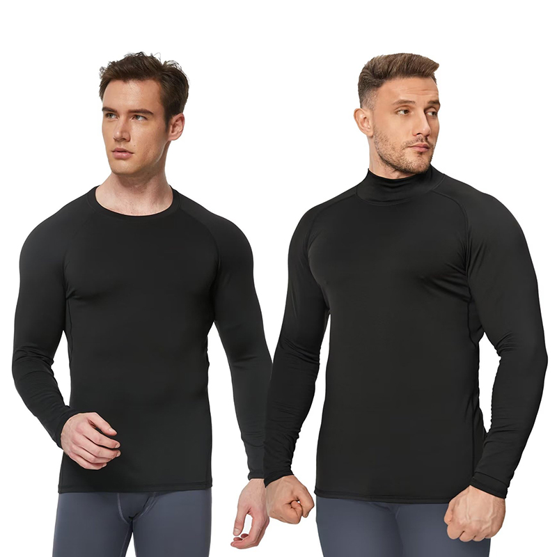 5 Pack Men’s Thermal Compression Shirt Fleece Lined Long Sleeve ...