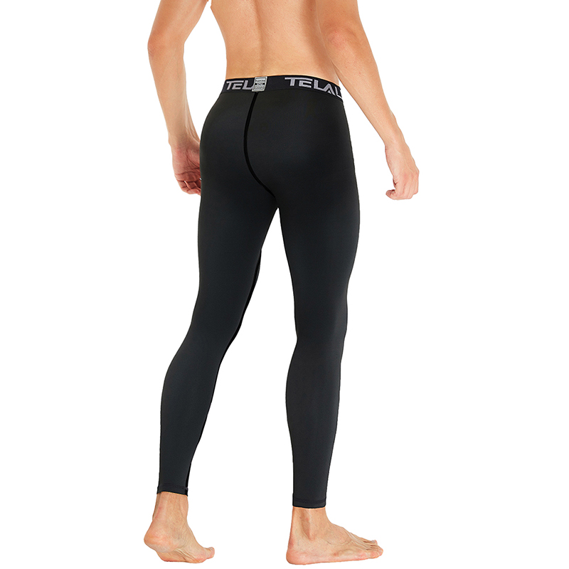 TELALEO 6 or 4 Pack Men’s Compression Pants Leggings Sports Tights ...
