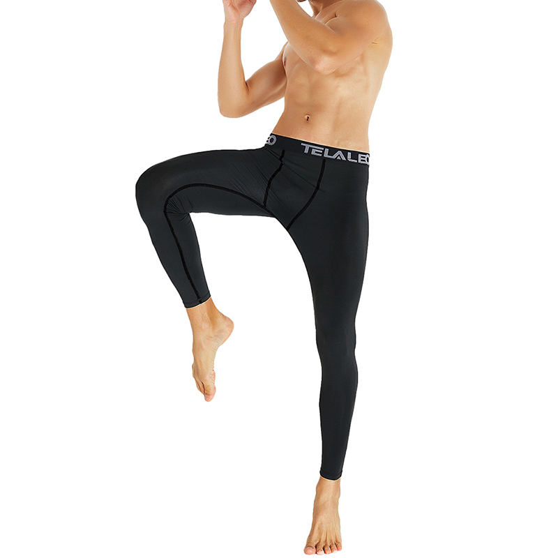 TELALEO 6 or 4 Pack Men’s Compression Pants Leggings Sports Tights ...